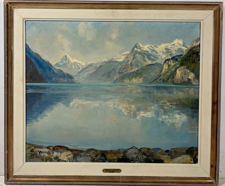 Walter Emil Müller (1896-1983) See Ansicht Gemälde (Gebraucht) in Root für CHF 219 – mit ...