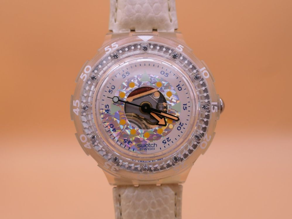 Swatch Scuba 200 "Pearlshell" SDK118, neue Batterie (Gebraucht) in Thun ...