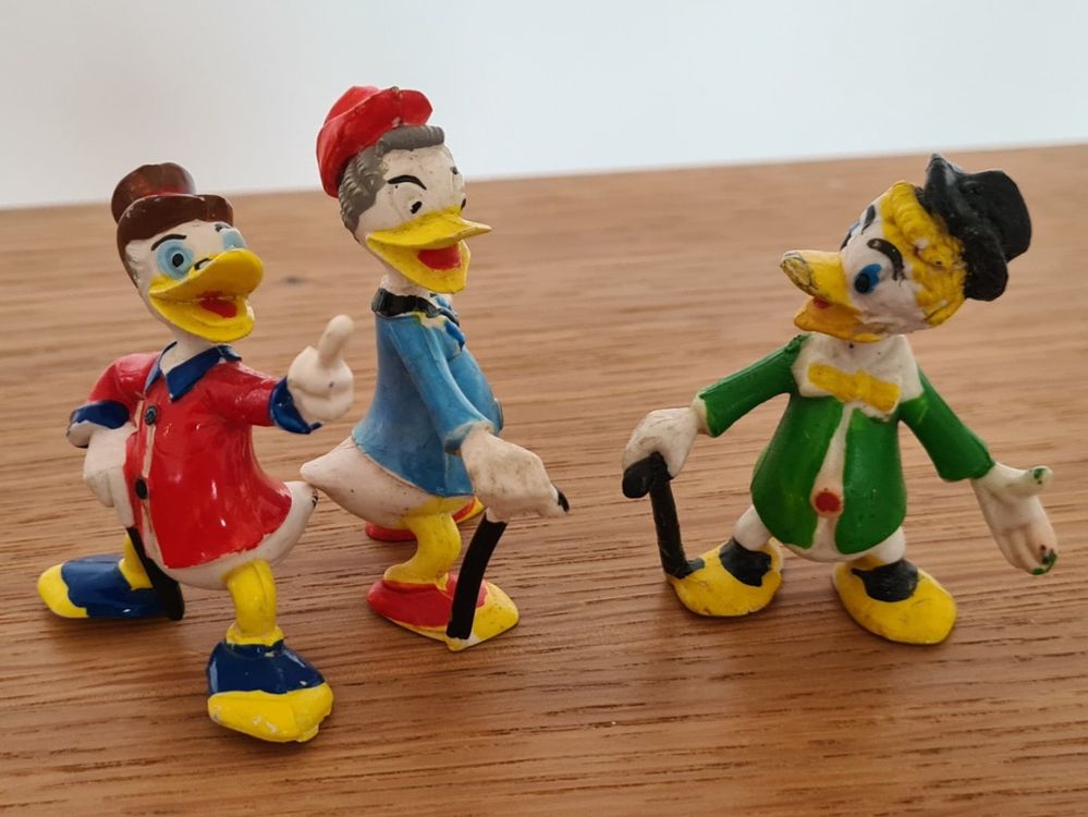 Alte Walt Disney Dagobert Duck Scrooge McDuck Figuren | Kaufen auf Ricardo