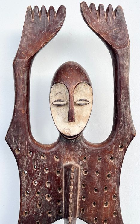 große alte Lega Skulptur Kongo Höhe 80 cm Art Afrika | Kaufen auf Ricardo