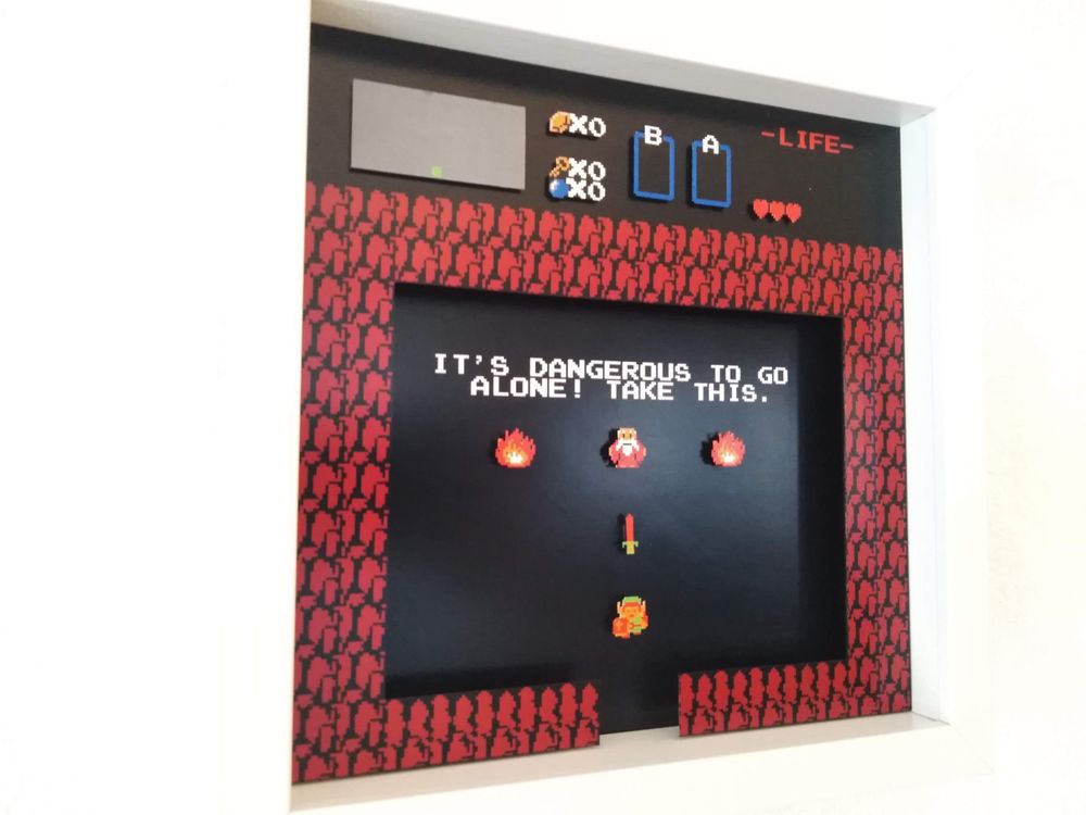 The Legend of Zelda NES Papercraft Diorama | Kaufen auf Ricardo