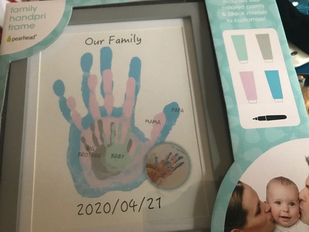 Handprint Set für die Familie Handabdruck Fingerabdruck | Kaufen auf ...