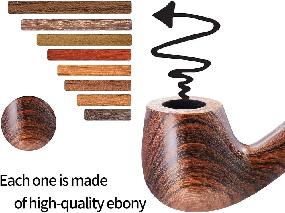 Tabakpfeife Pfeife Pfeifen Set mit Leder Tabakbeutel | Kaufen auf Ricardo