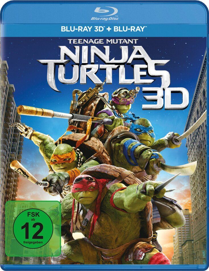 Teenage Mutant Ninja Turtles (Blu-Ray 3D + Blu-Ray) (Neu (gemäss ...