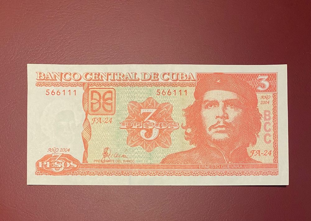 Che Guevara 3 Tres kubanische Pesos Anno 2004 wie neu (Gebraucht) in ...