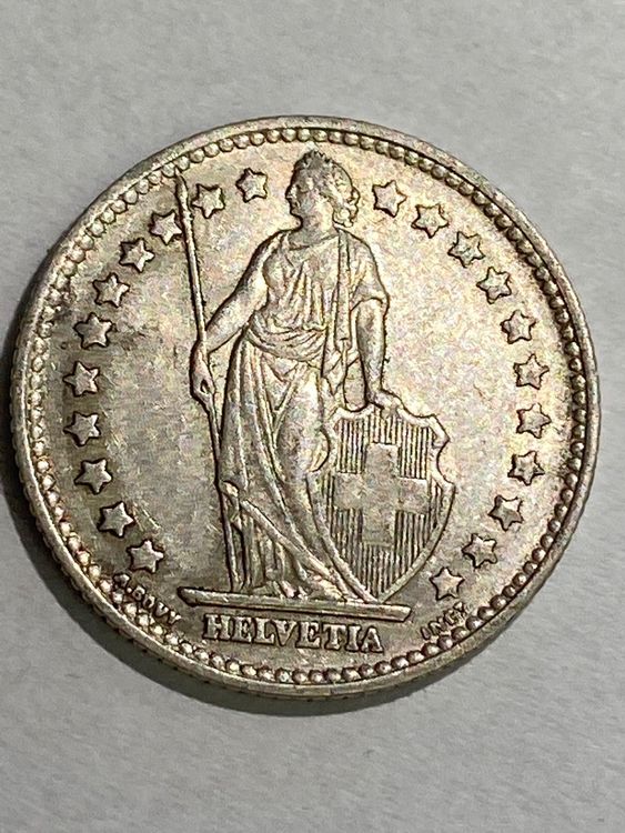 1Fr. Schweiz Silber 1955 -ss | Kaufen auf Ricardo
