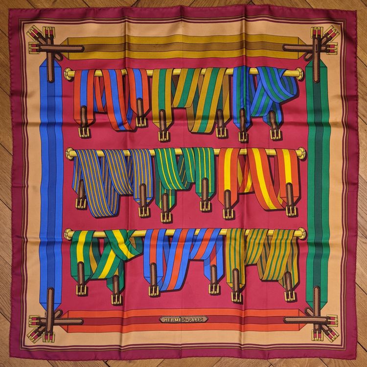 Hermès - Les Sangles Belt - Foulard aus Seide | Kaufen auf Ricardo