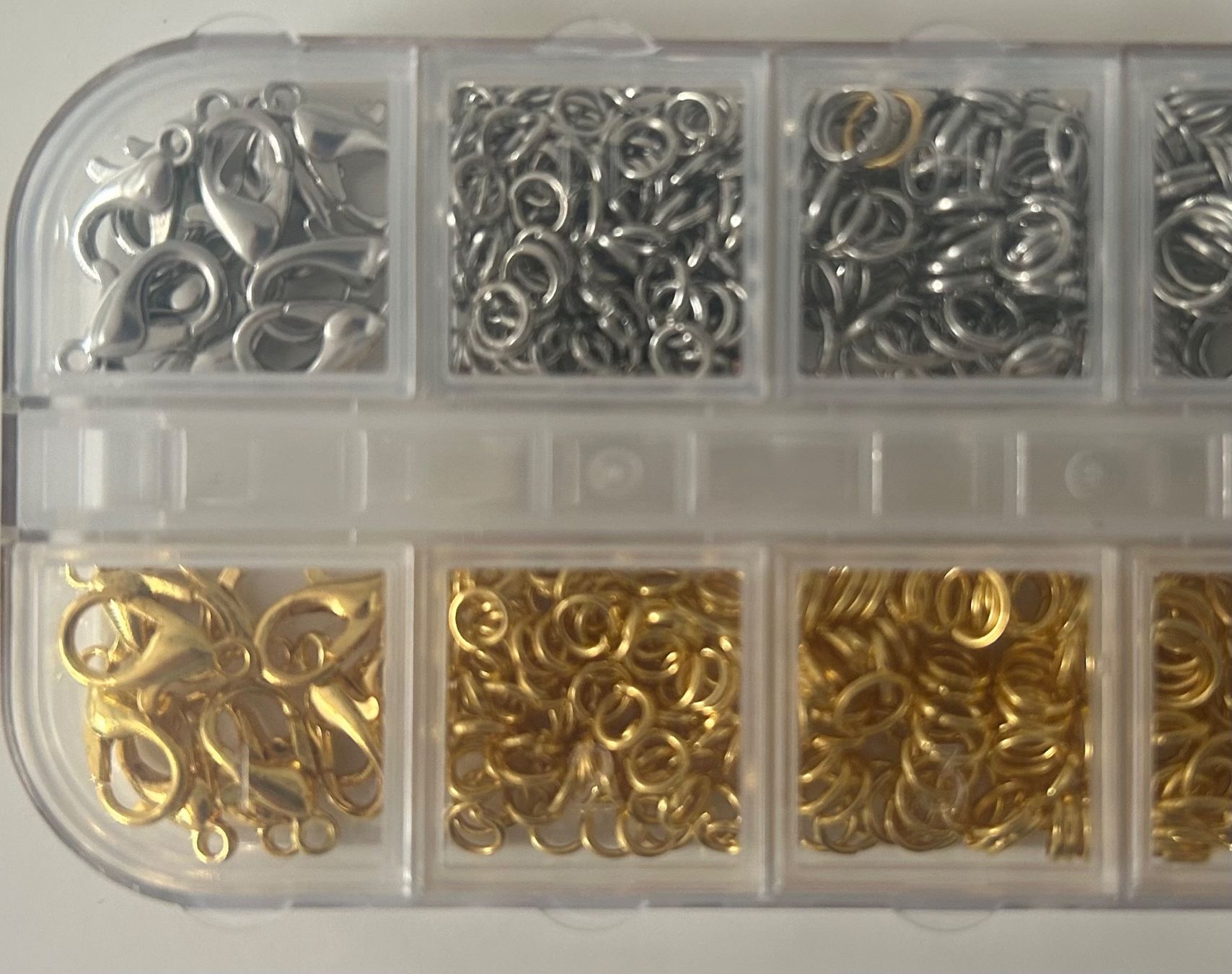 Box Metall Ringe & Verschlüsse zum Basteln (Neu und originalverpackt ...