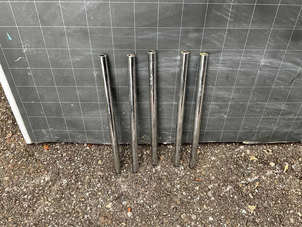 Fünf Stück USM Rohr 34 cm Haller | Kaufen auf Ricardo