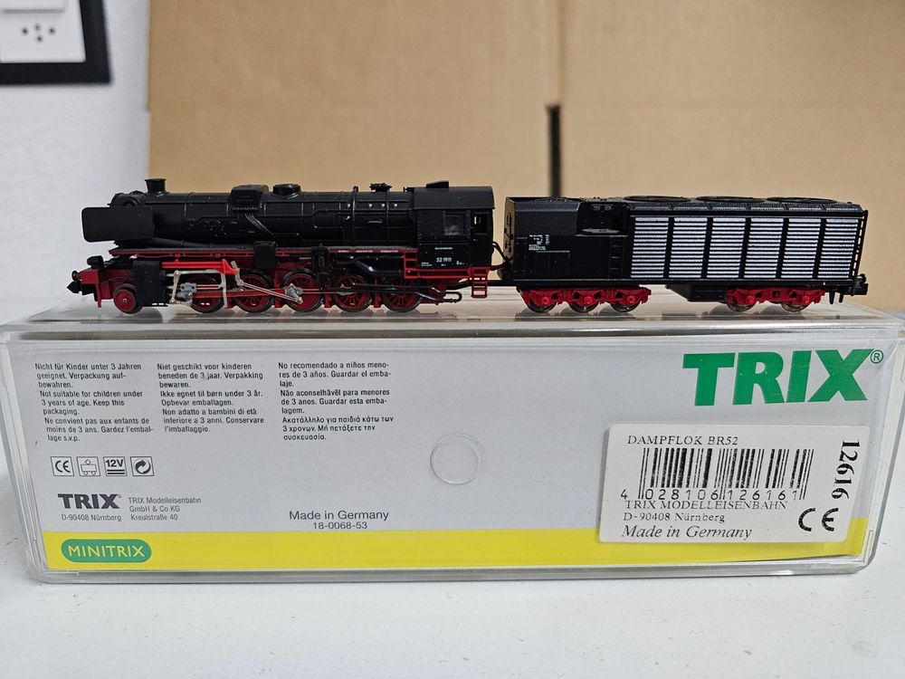 TRIX 12616 lok Br 52 1911 DB pour N dès 1.-fr | Kaufen auf Ricardo