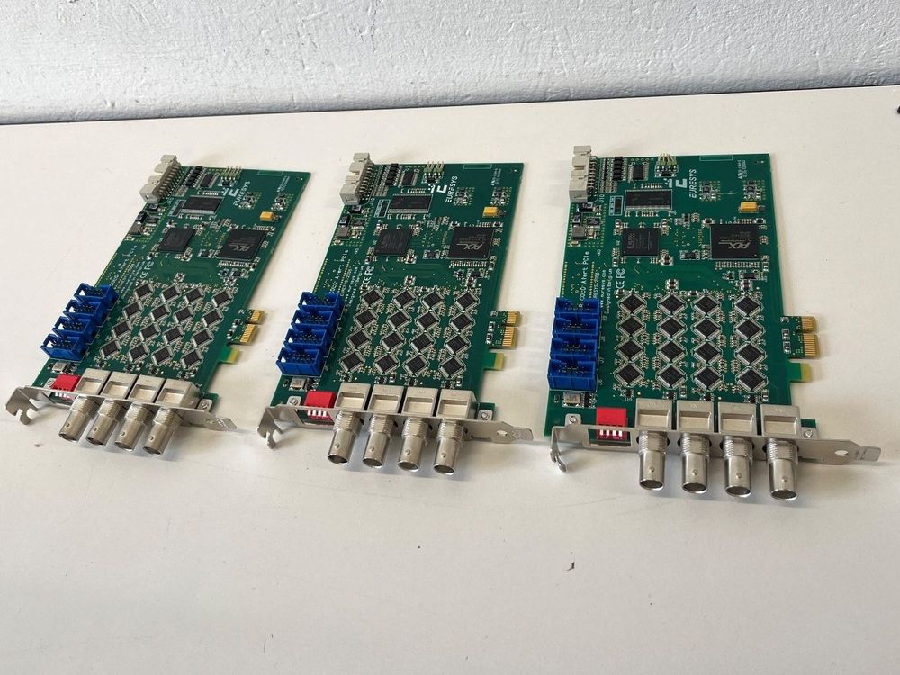 3 Stück Euresys Alert vier Port BNC Capture Card (Gebraucht) in ...