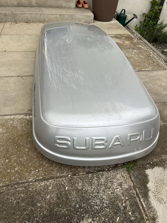 Subaru Dachbox silber, abschliessbar, original. (Gebraucht) in Uitikon-Waldegg für CHF 25 – nur ...