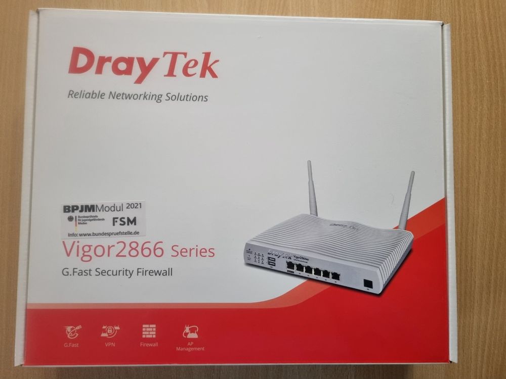 DrayTek Vigor 2866ax G.fast-Modem (Gebraucht) in Studen SZ für CHF 99 – mit Lieferung auf ...