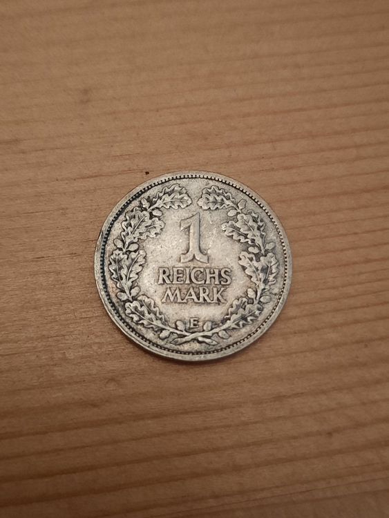 1 Reichmark 1925 / E / Silber Zustand gemäss Bilder (Gebraucht) in Oberuzwil für CHF 8 – mit ...