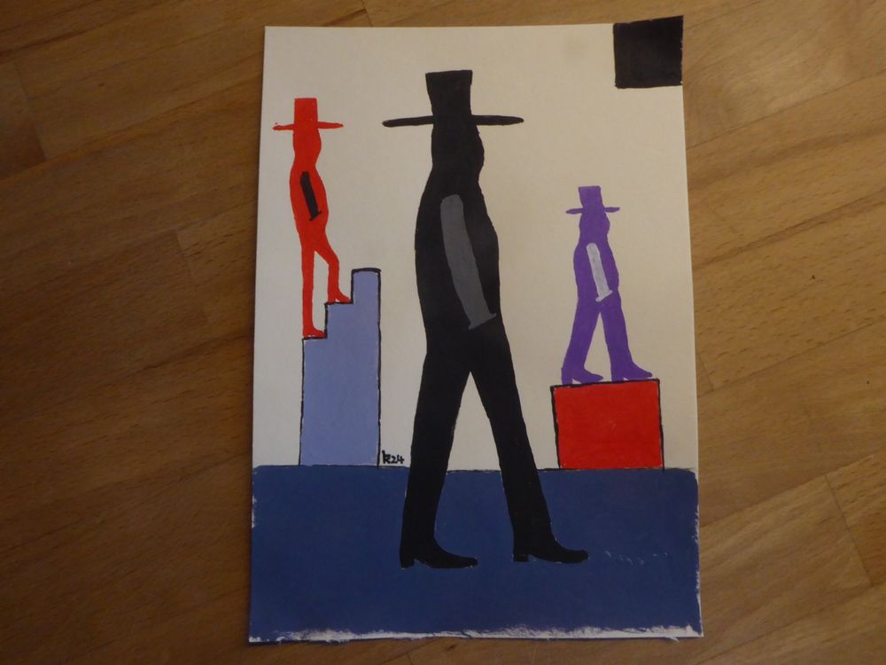 Kurt Lustenberger *53, Minimalistische Malerei, Original (Neu (gemäss ...