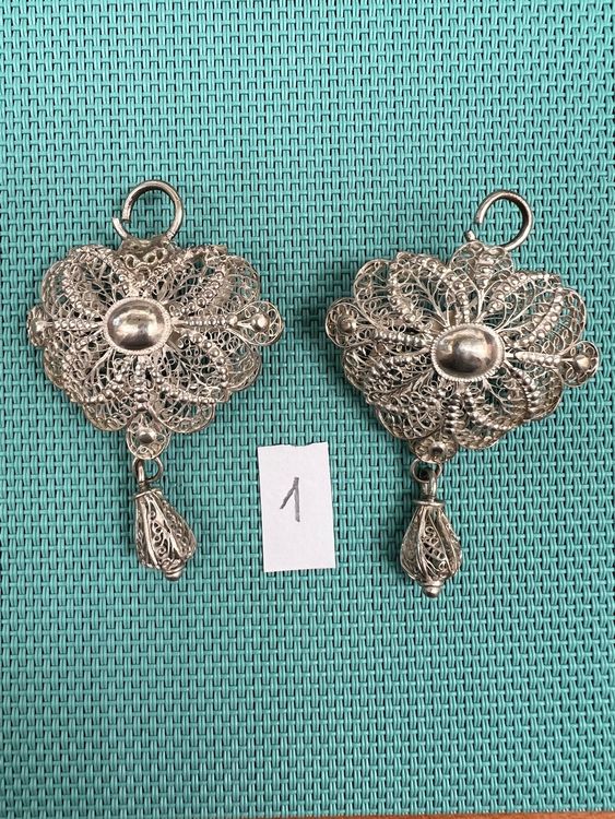 Trachtenschmuck div. Ersatzteile versilbert. Preis pro Stk. (Gebraucht) in Kirchberg BE für CHF ...