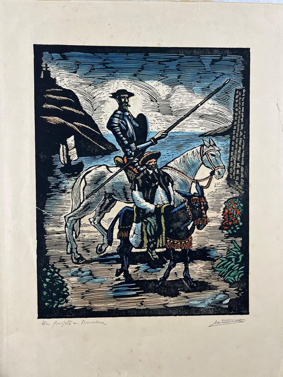 Juan Castells i Martí (1906 - 1980) Holzschnitt handsigniert (Gebraucht ...