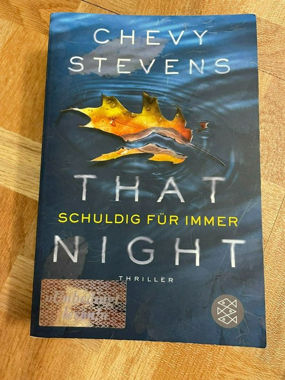 Chevy Stevens "That Night" (Gebraucht) in für CHF 3.9 – mit Lieferung ...