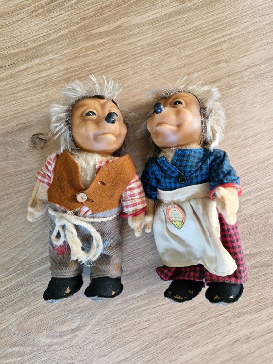 Stecki Igel-Paar, handgefertigt, Sammlerstücke (Gebraucht) in ...