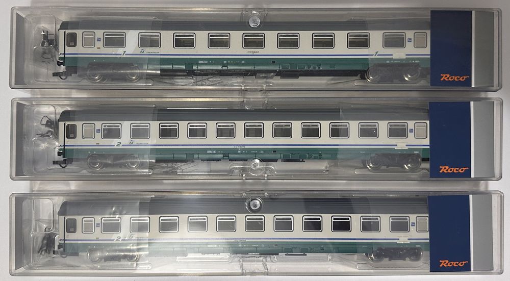 3 Roco Eurofima Trenitalia A + B + B (Neu (gemäss Beschreibung)) in ...