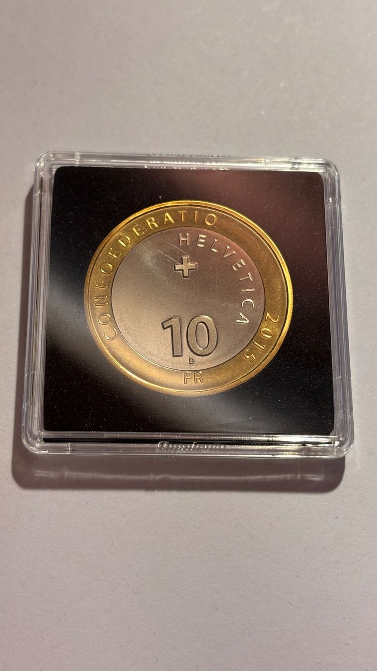 Pièce commémorative 10.- / 2015 (D'occasion) à Fétigny pour CHF 15 ...