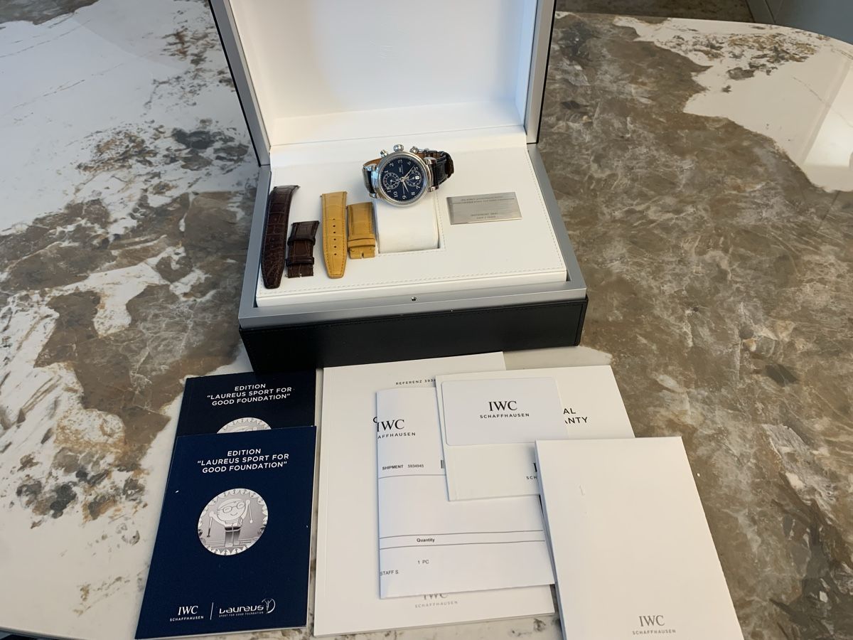 IWC Da Vinci Chronograph Laureus Edition, Top Zustand! (Neu (gemäss ...