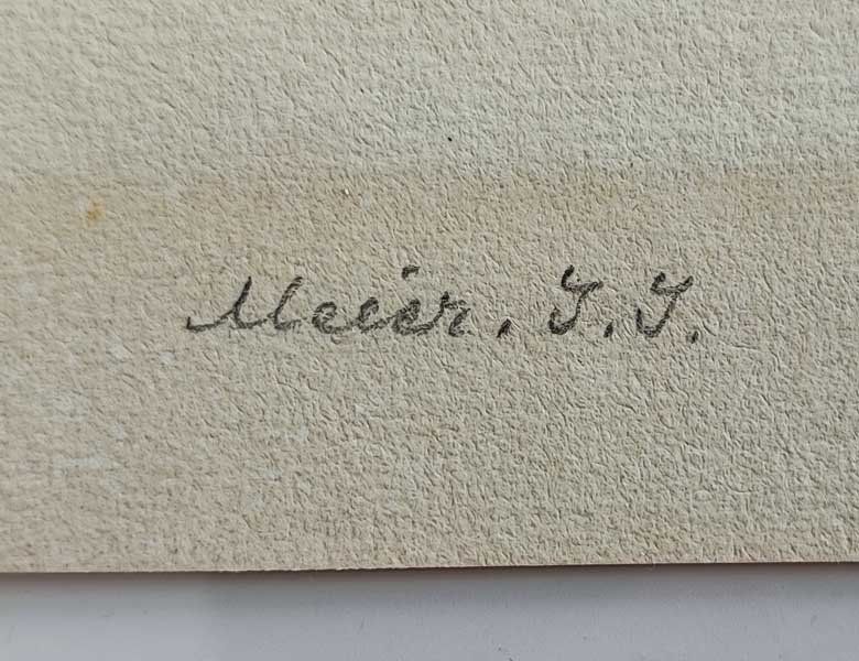 JOHANN JAKOB MEYER (attr.) – Chalets im Gebirge (Aqaurell) (Gebraucht ...