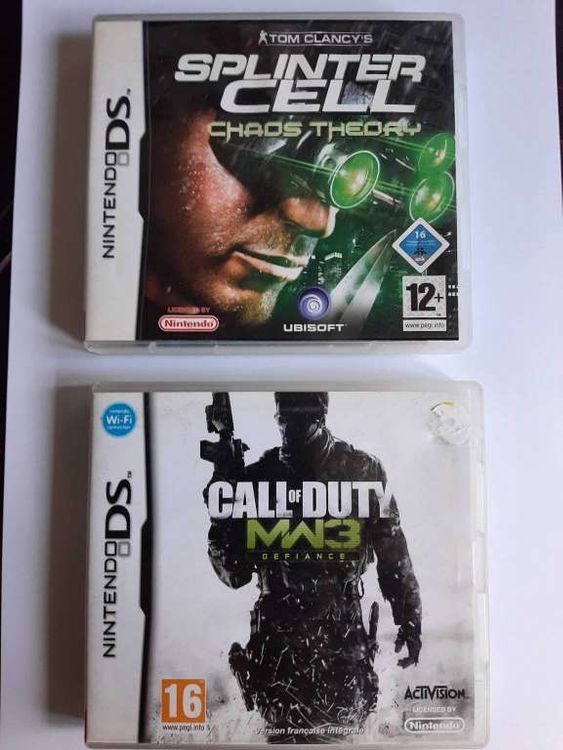 2 jeux DS Splinter Cell et Call of Duty (Gebraucht) in Genève für CHF 5 ...