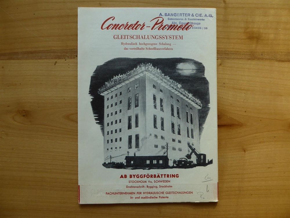 Concretor-Prometo Gleitschalungssystem (Gebraucht) in Bellach für CHF 5 ...