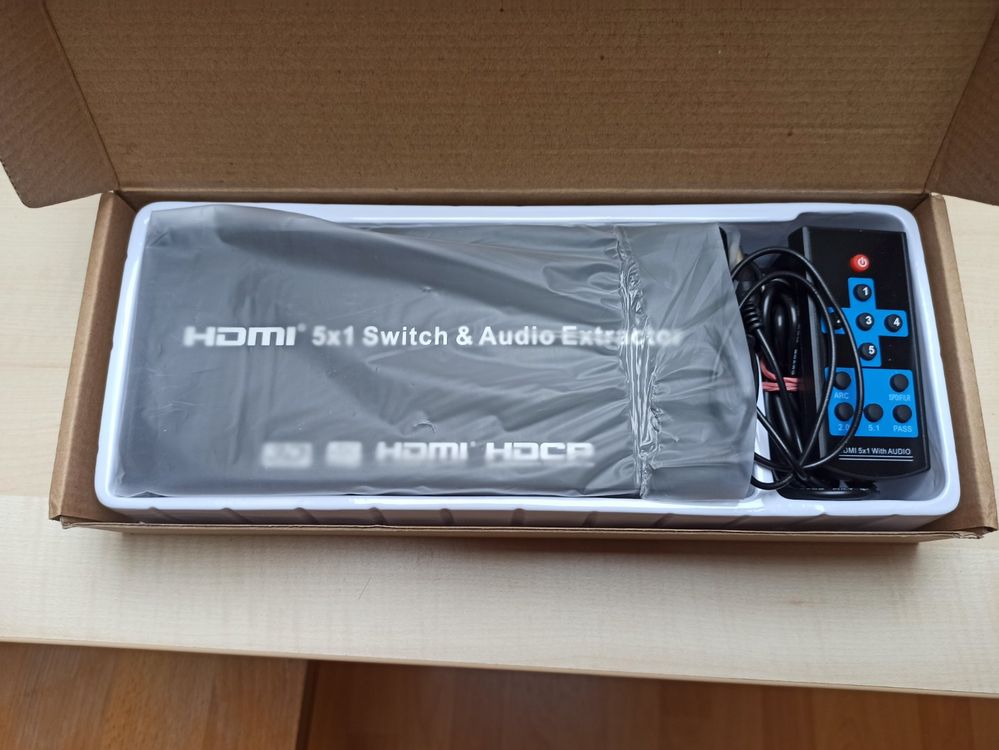 5 x 1 HDMI Switch und Audio Extractor | Kaufen auf Ricardo