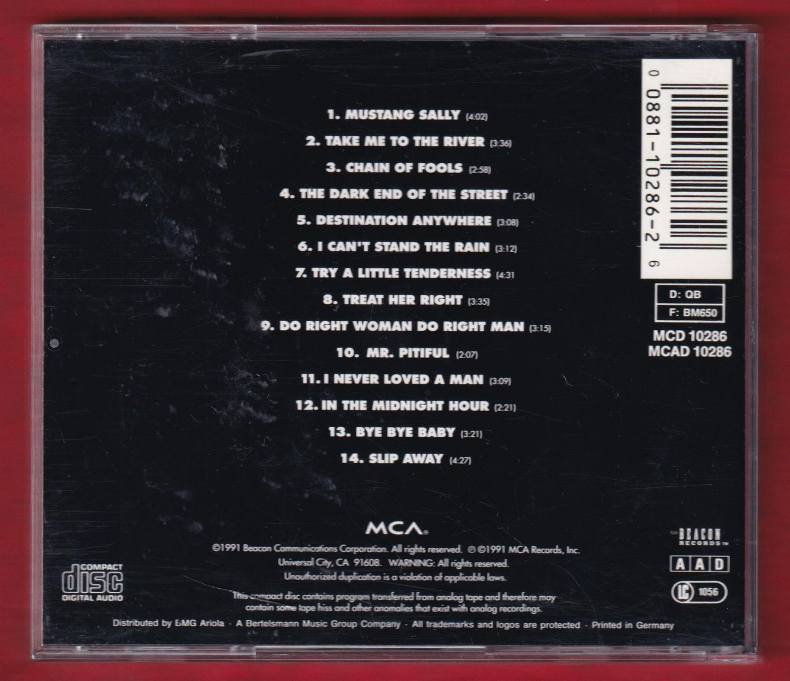 The Commitments - Original Motion Picture Soundtrack (CD) (Gebraucht ...