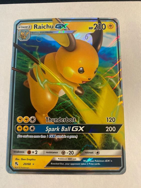 Pokemon Karte Raichu GX (Neu (gemäss Beschreibung)) in Neuhausen für CHF 3 – mit Lieferung auf ...