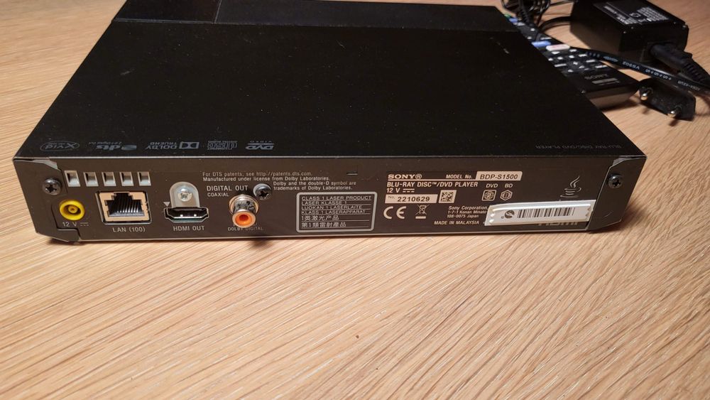 Blue-Ray DISC/DVD Player Sony BDP-S1500 | Kaufen auf Ricardo