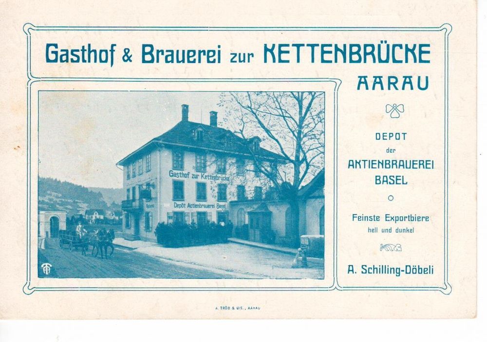 Gasthof und Brauerei zur Kettenbrücke Aarau | Kaufen auf Ricardo