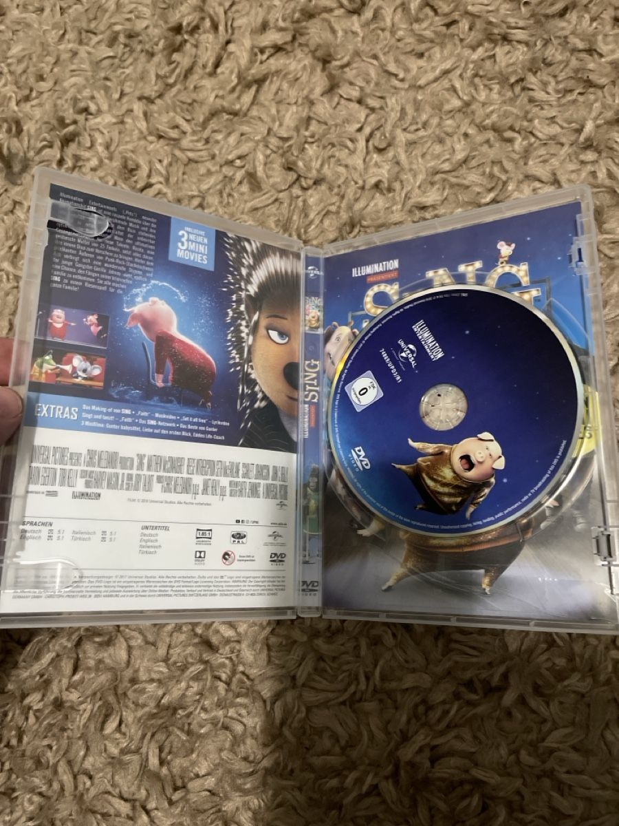 DVD - Sing - Illumination - Inkl. 3 Mini Movies - Top! (Gebraucht) in ...