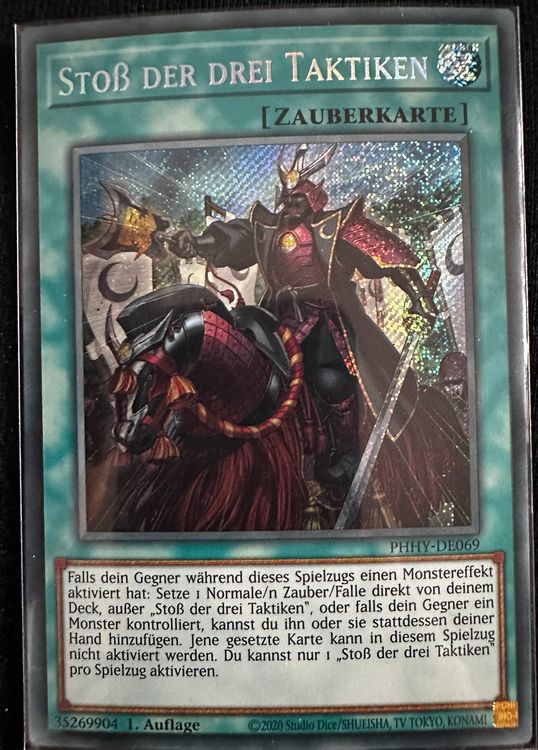 Yugioh Stoß der drei Taktiken PHHY (Neu (gemäss Beschreibung)) in ...