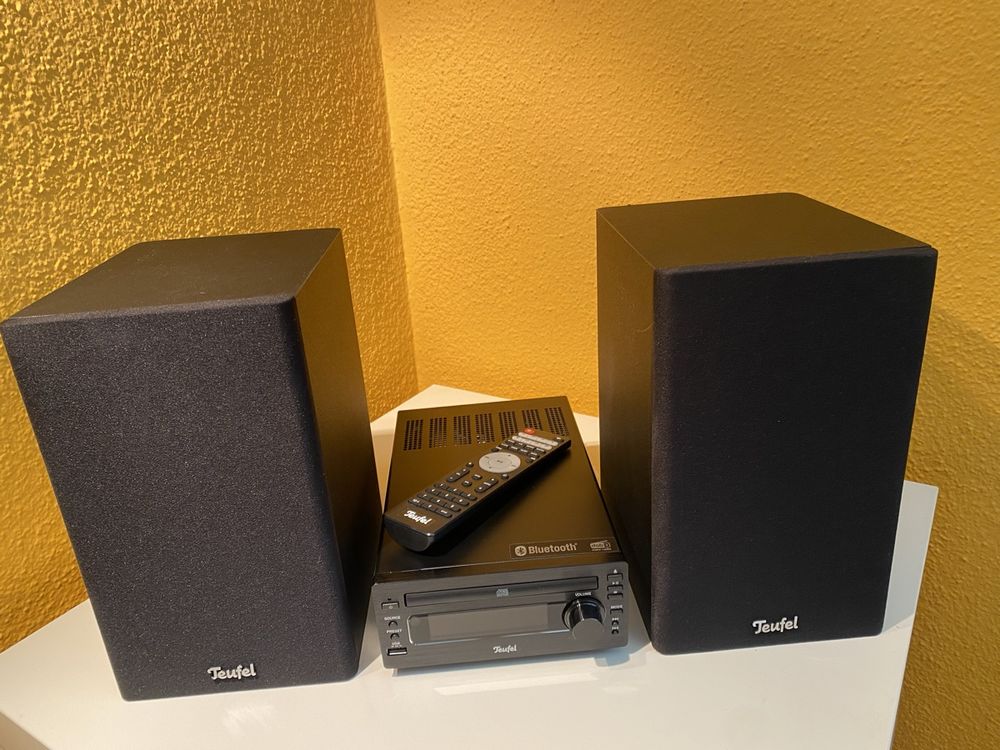 Teufel KB 11 CR 19 HiFi-Anlage DAB+ und CD, 2 Boxen, Fernbed (Gebraucht ...