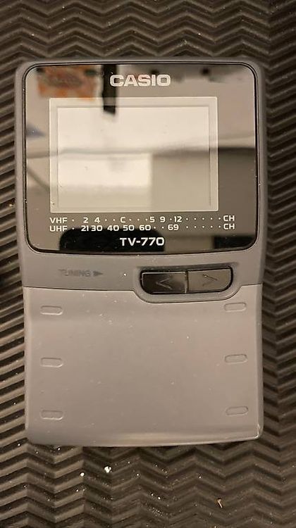 Mini TV - Casio TV 770 - DEFEKT - für Bastler, Sammler (Gebraucht) in ...