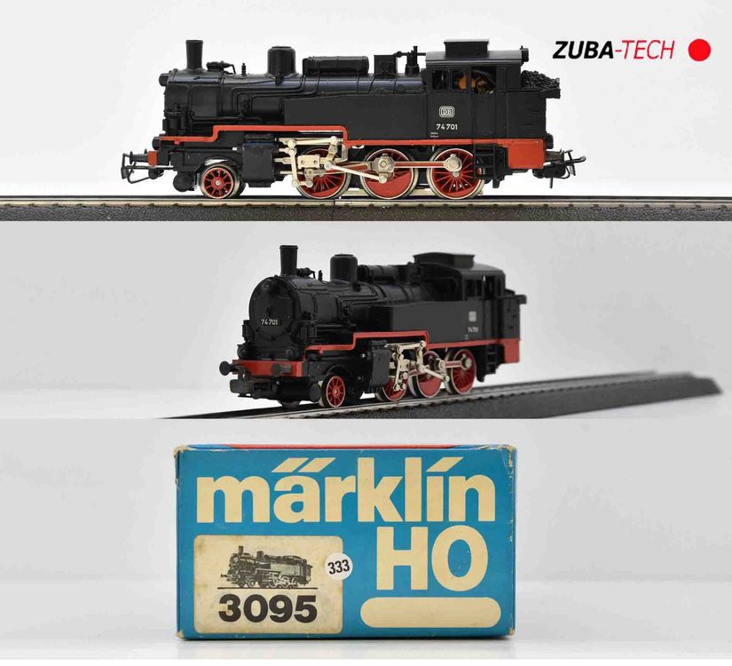 Märklin 3095 Dampflok BR 74 DB H0 GS Analog mit OVP (Gebraucht) in St. Gallen für CHF 8 – mit ...