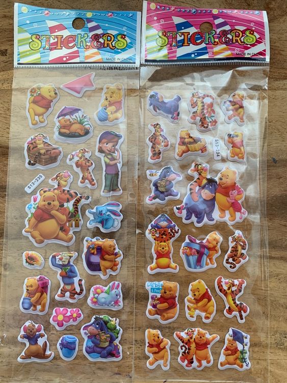 2x Sticker Winnie Puh (Neu und originalverpackt) in Geneve für CHF 1 ...