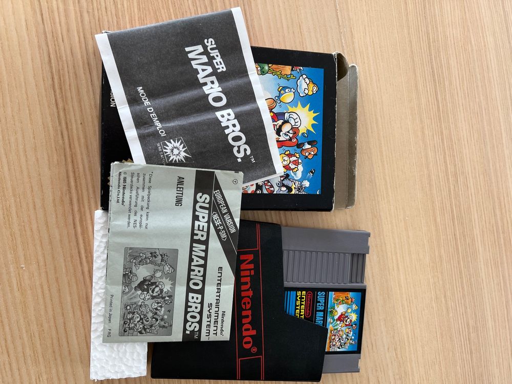 Super Mario Bros. NES mit Originalverpackung (Gebraucht) in Männedorf ...
