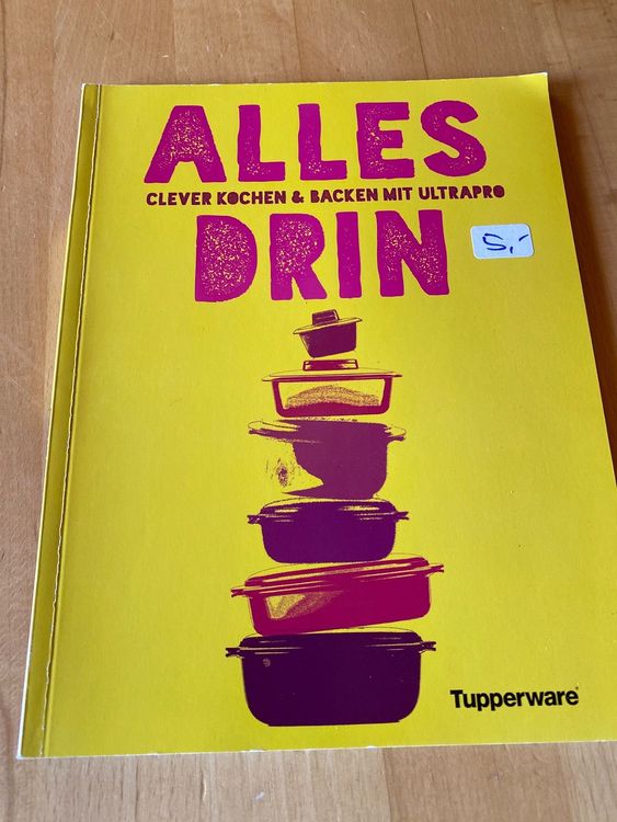Tupperware Kochbuch für den Ultra Pro (Gebraucht) in Jonschwil für CHF ...
