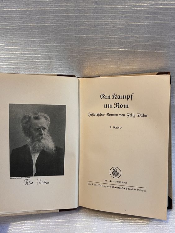 Ein Kampf um Rom – Felix Dahn – Erster Band – Historischer R (Gebraucht ...