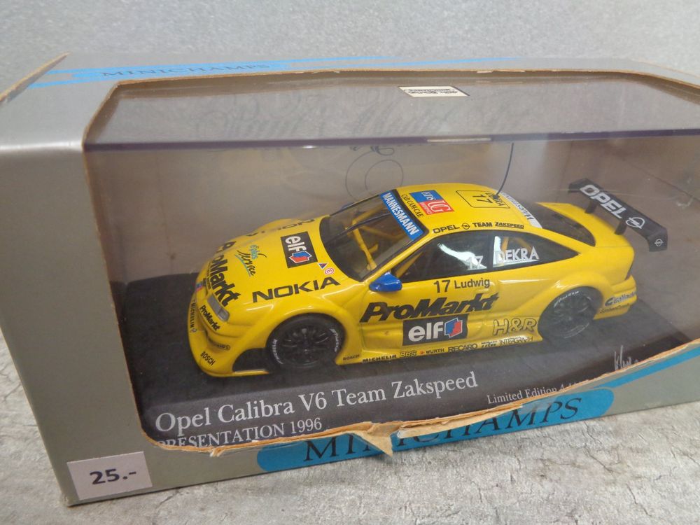 Minichamps 1:43 Opel Calibra V6 ITC ( DTM ) (Gebraucht) in für CHF 25 ...