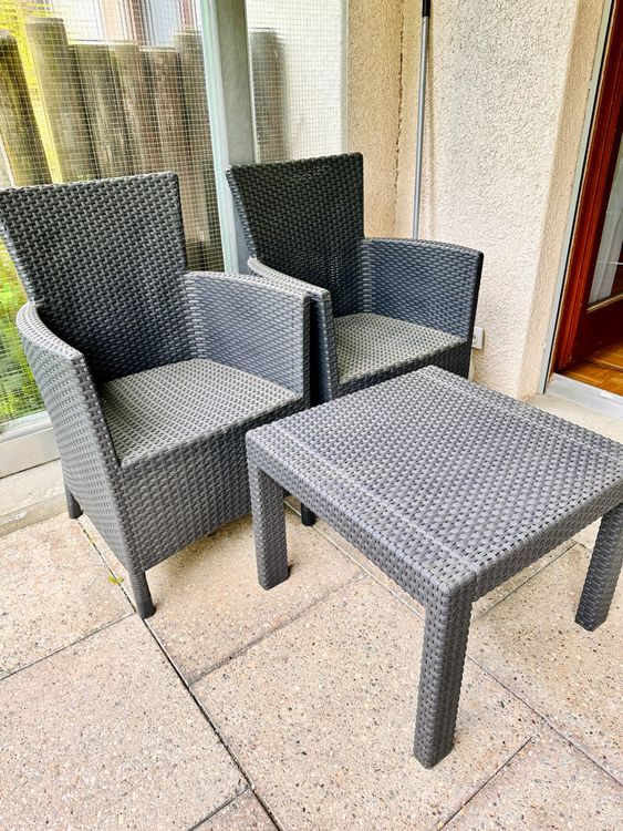 Gartentisch Rattan mit 2 Stühlen ab 1 CHF (Gebraucht) in Kollbrunn für CHF 3 – nur Abholung auf ...