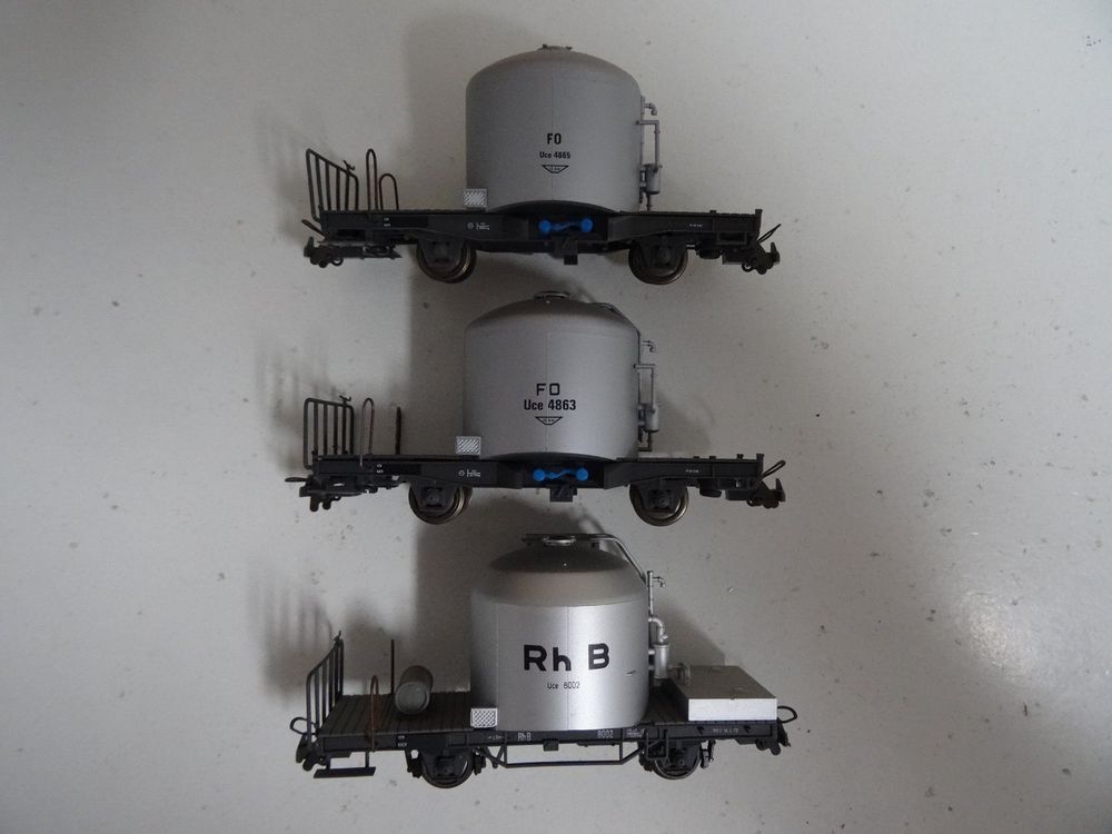 BEMO Hom 3 wagons silos dès 1.-fr | Kaufen auf Ricardo