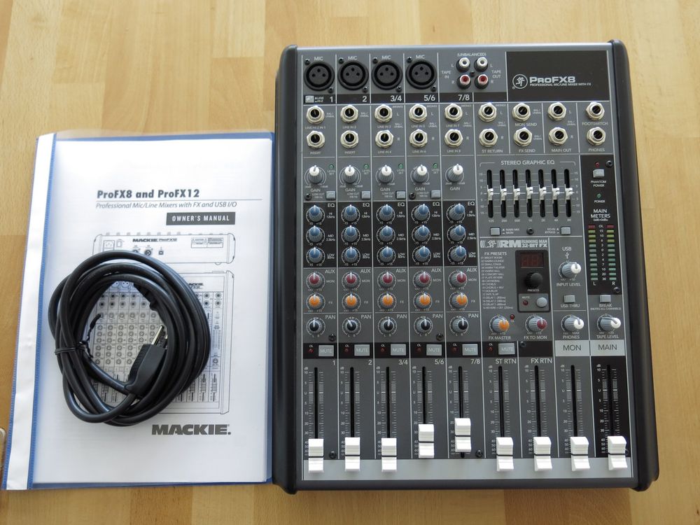 MACKIE Pro FX 8 Mischpult | Kaufen auf Ricardo