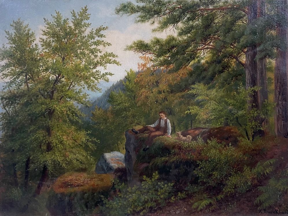 Albert Burckhardt (XIX) Gemälde (Gebraucht) in Root für CHF 40 – mit Lieferung auf Ricardo kaufen