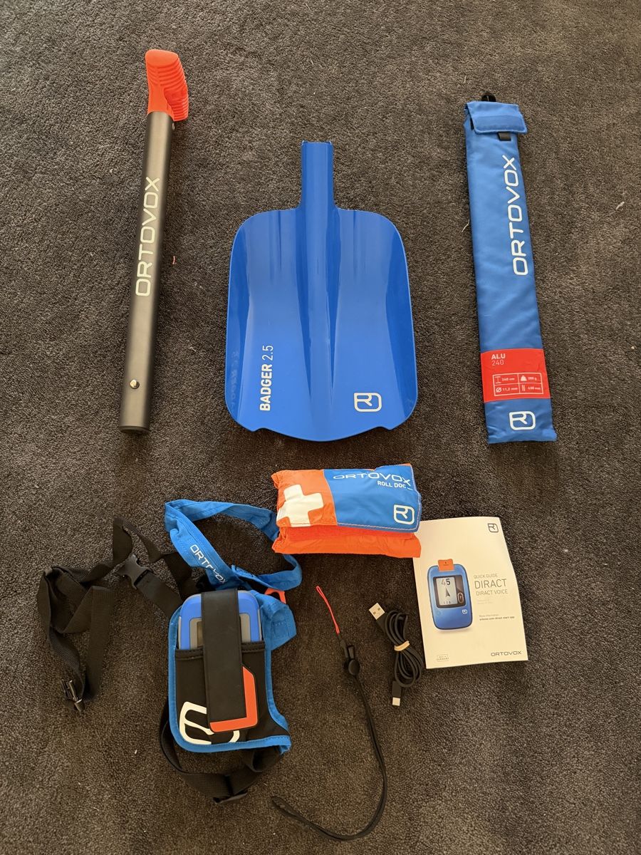 Ortovox Lawinen-Set (Sonde, Schaufel, LVS) + Apotheke! (Neu (gemäss ...