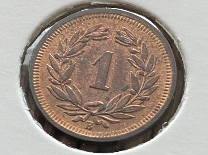 Schweiz 1 Rappen 1941 unz + Patina + alter Wappen Eidgenoss (Neu (gemäss Beschreibung)) in ...